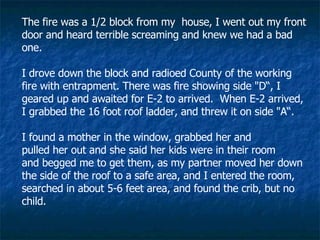 Flashover Survivor Shows Gear | PPT