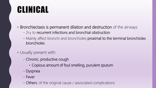 FlashPath - Lung - Bronchiectasis | PPT
