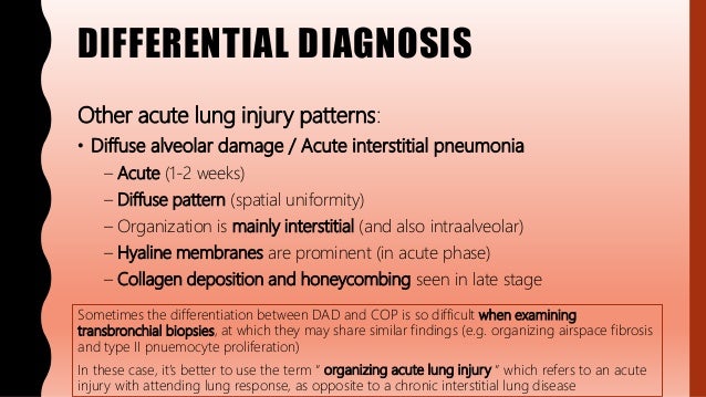 FlashPath - Lung - Cryptogenic Organizing Pneumonia (Bronchiolitis Ob…