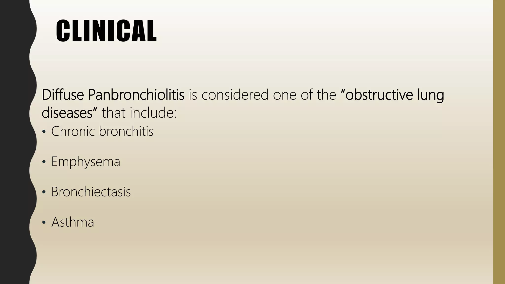 FlashPath - Lung - Diffuse Panbronchiolitis | PPT