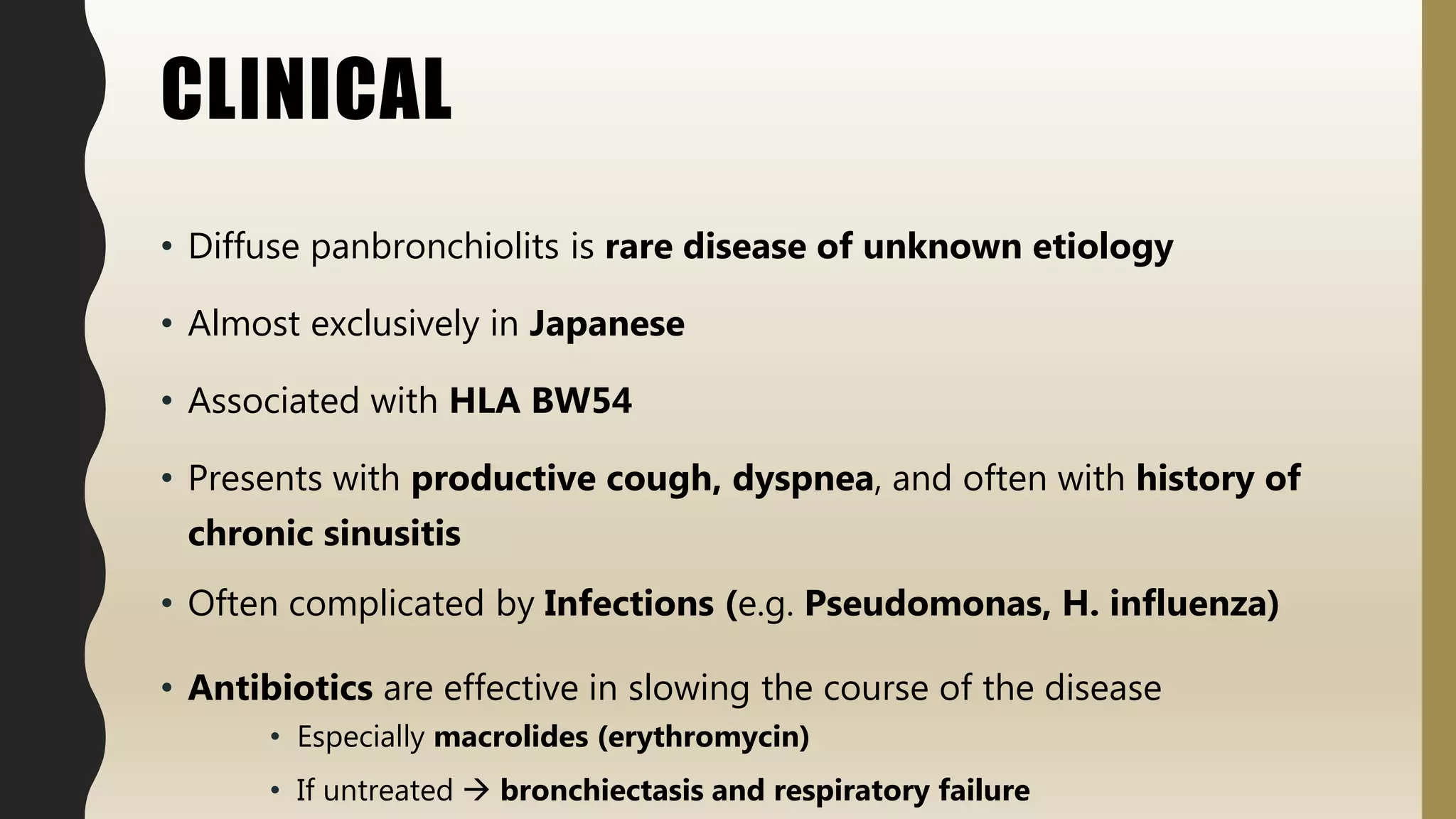 FlashPath - Lung - Diffuse Panbronchiolitis | PPT