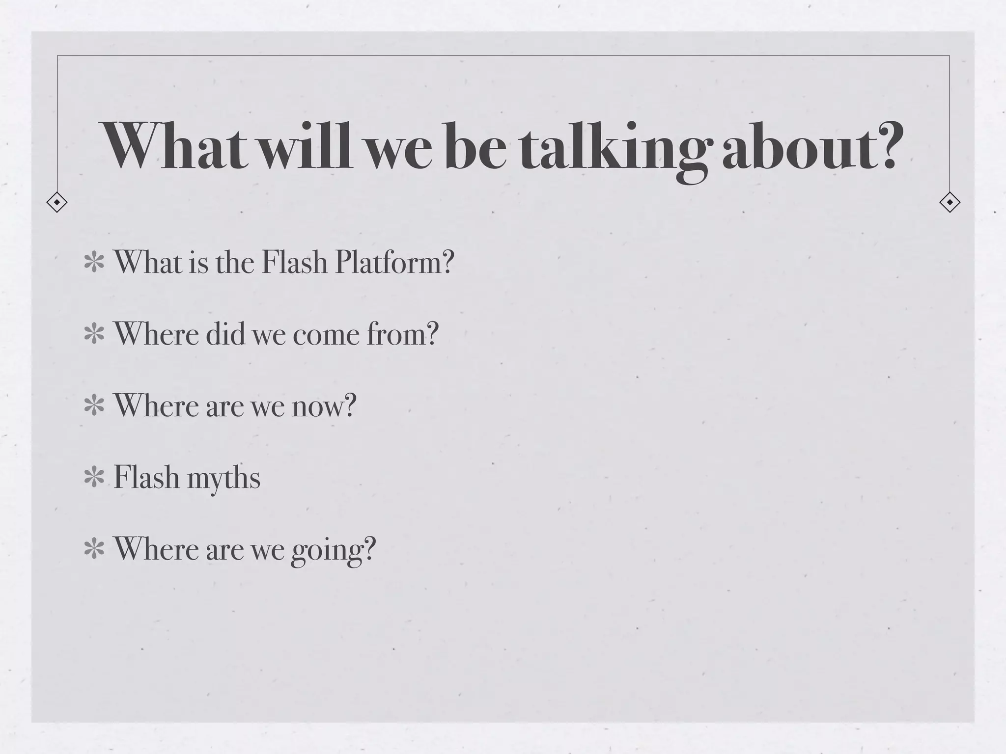 The Evolution of the Flash Platform | PDF