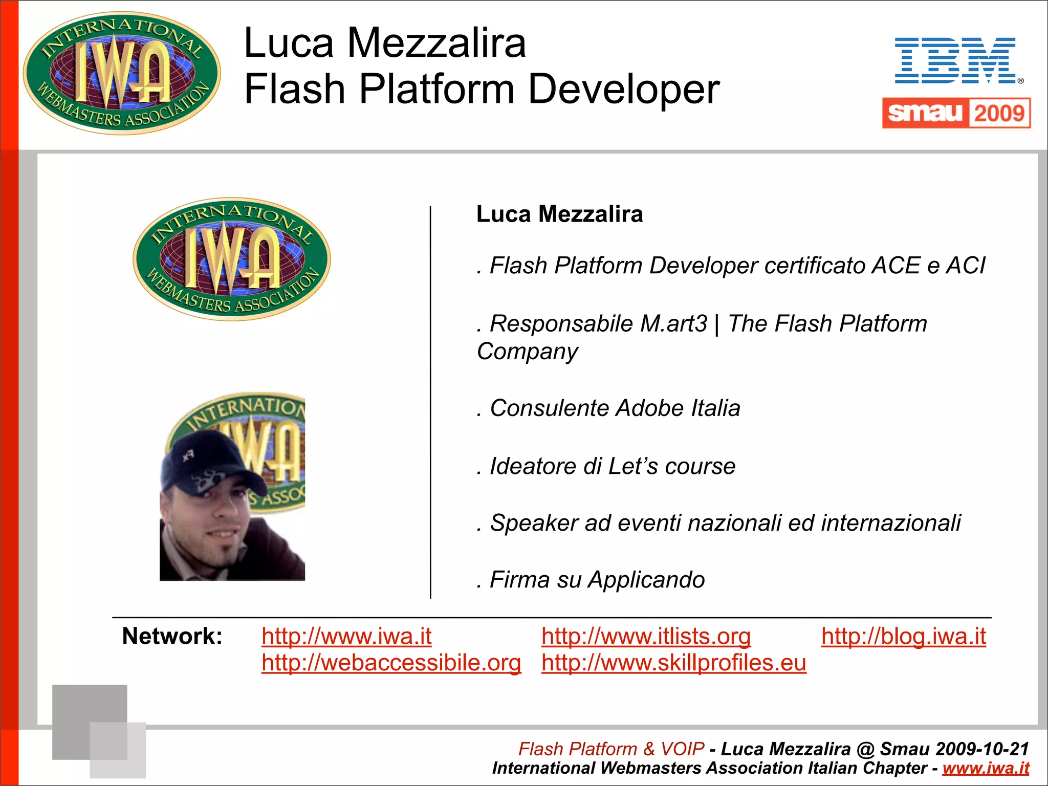 Flash Platform and VOIP | PPT