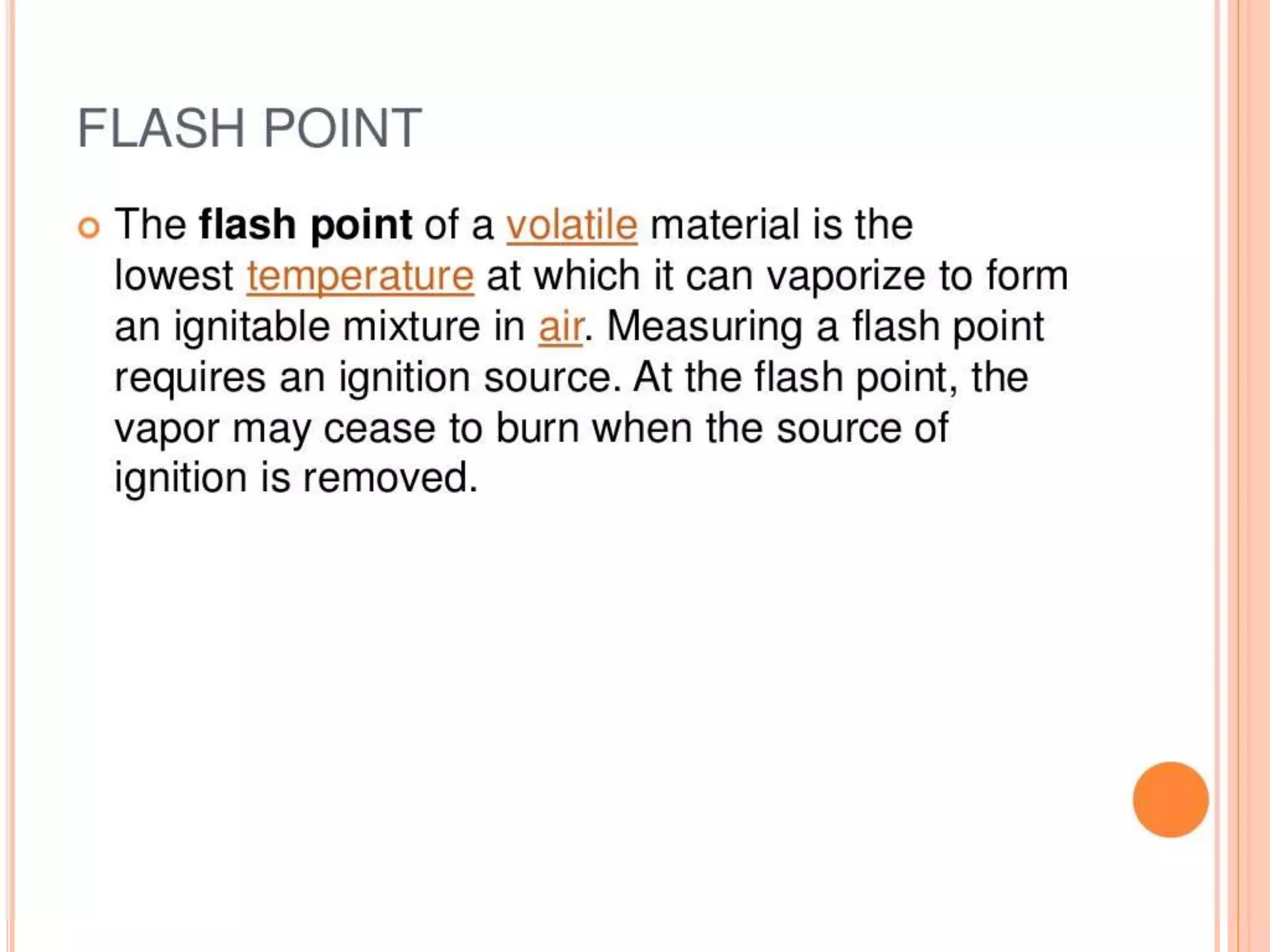 Flash point analyzer | PPTX