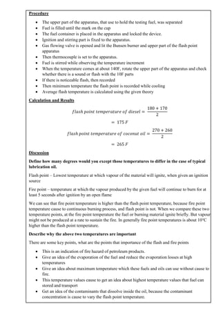 Flash point apparatus | PDF