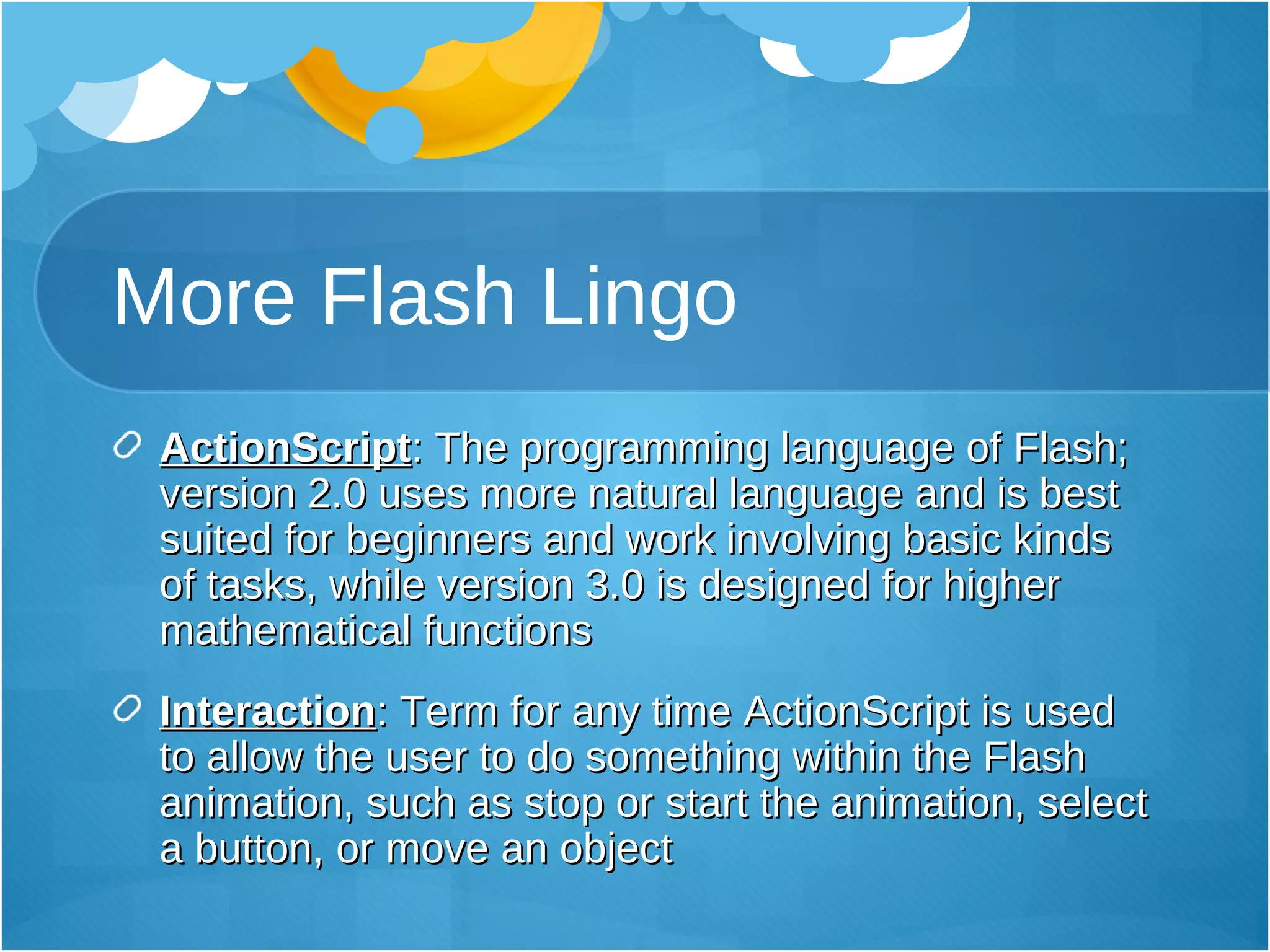 Intro to Adobe Flash | PPT