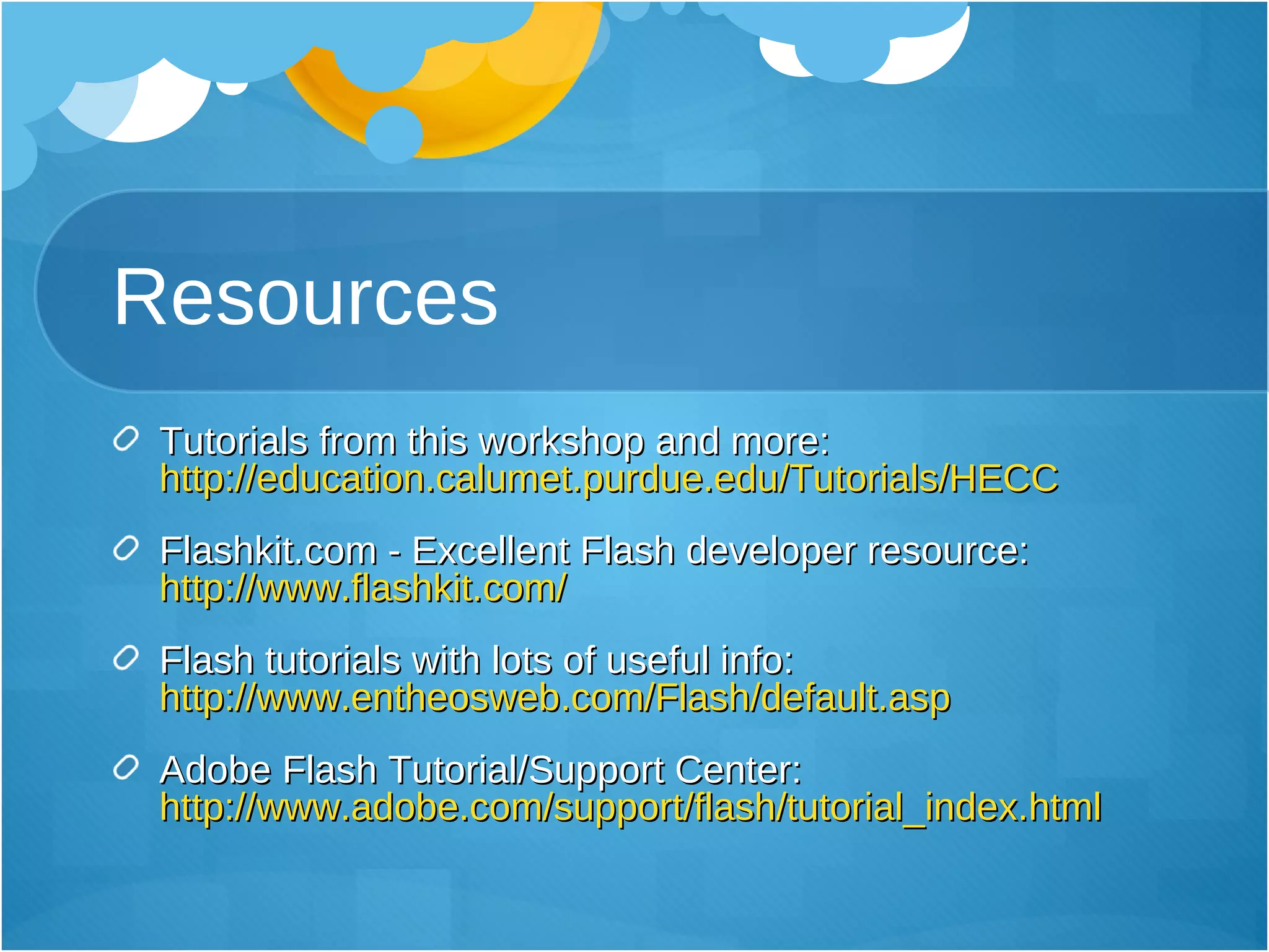Intro to Adobe Flash | PPT