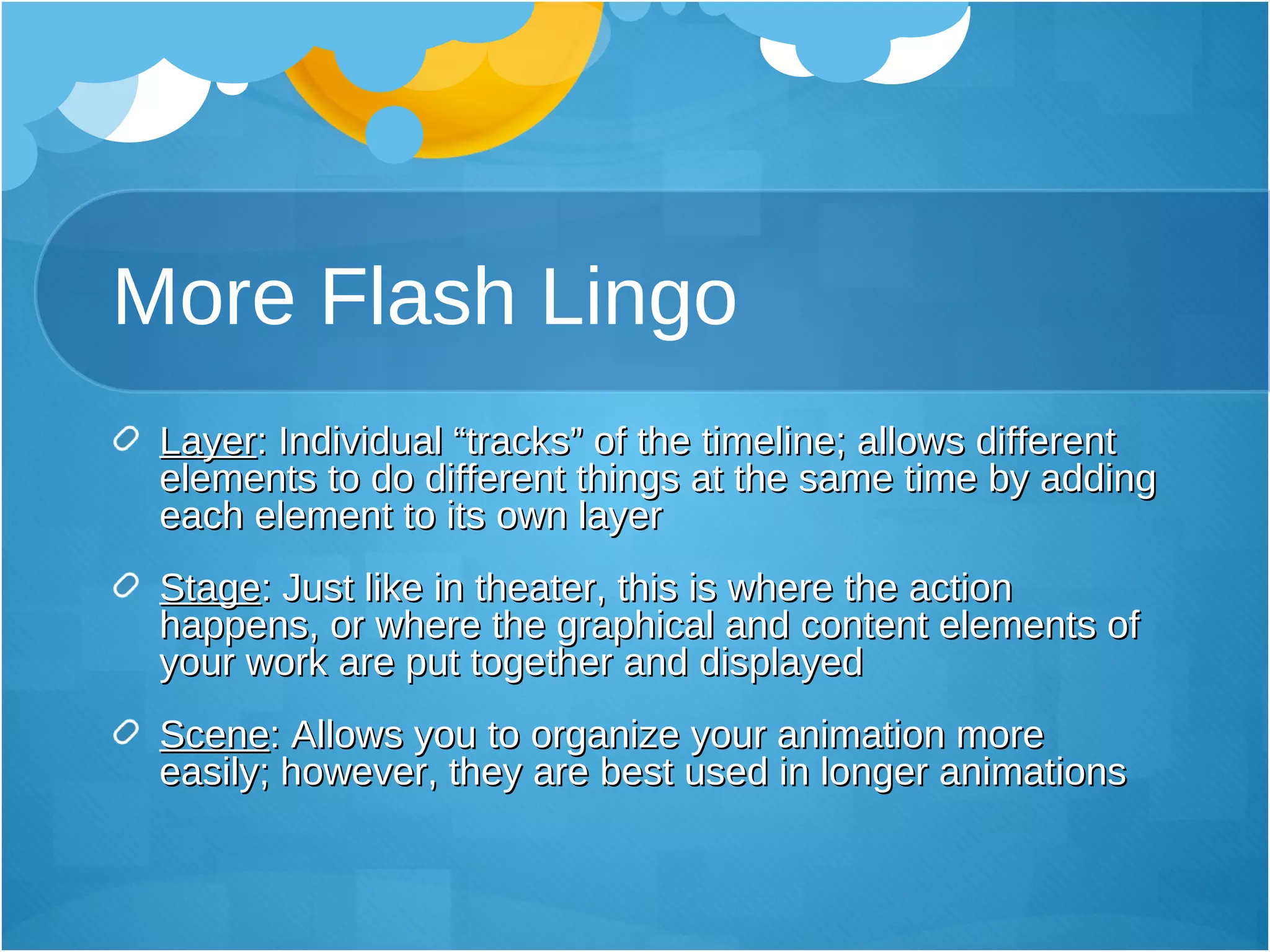 Intro to Adobe Flash | PPT