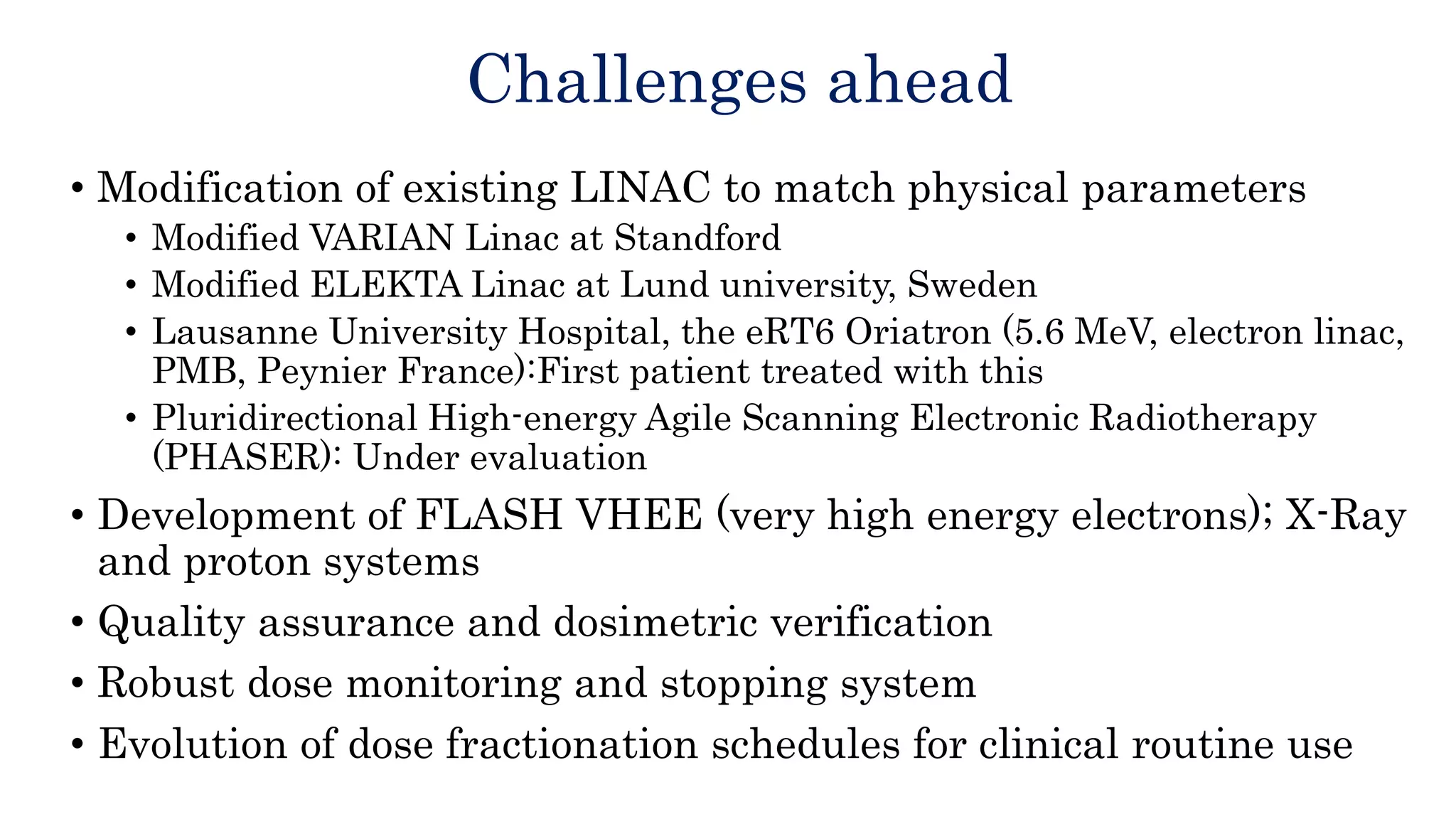 Flash radiation therapy | PPTX