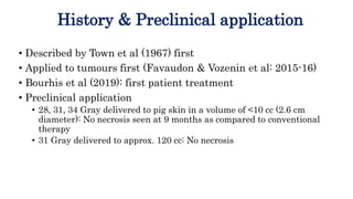 Flash radiation therapy | PPTX