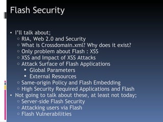 Flash Security | PPT