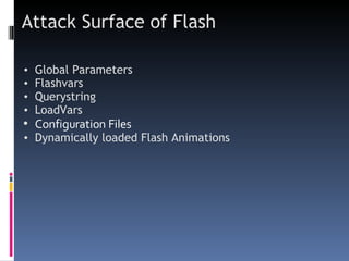 Flash Security | PPT