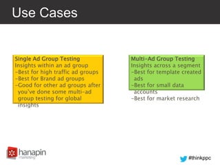 Flash Series: Using Ad Testing Data To Set Up Foolproof Tests | PPTX