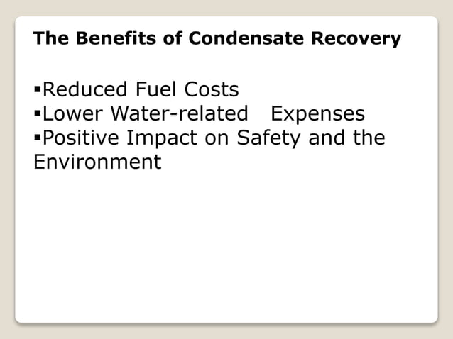 Flash steam and condensate recovery system | PPTX | Physics | Science