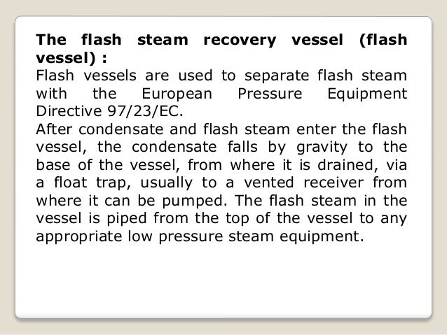 Flash steam and condensate recovery system