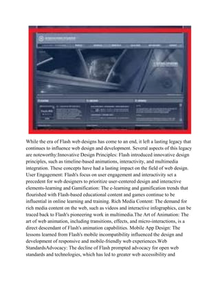 Flash Web Designs | PDF | Web Development | Internet