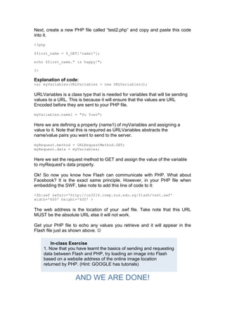 Quick Step by Step Flash Tutorial | PDF