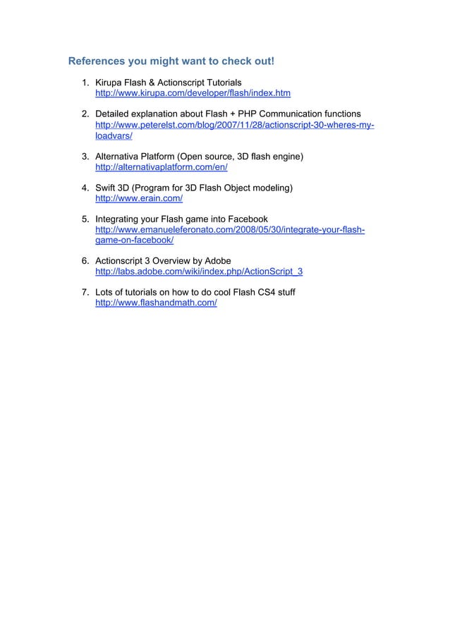 Quick Step by Step Flash Tutorial | PDF