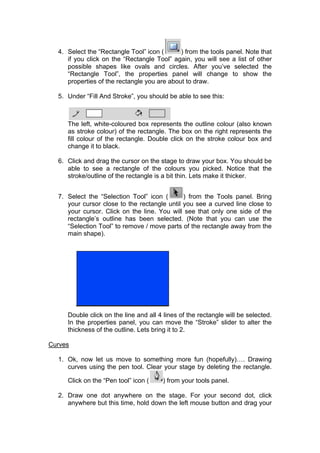 Quick Step by Step Flash Tutorial | PDF