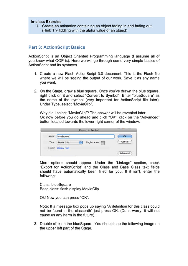 Quick Step by Step Flash Tutorial | PDF