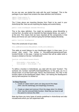 Quick Step by Step Flash Tutorial | PDF