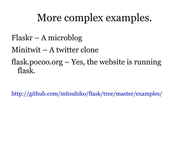 Flask | ODP | Web Development | Internet