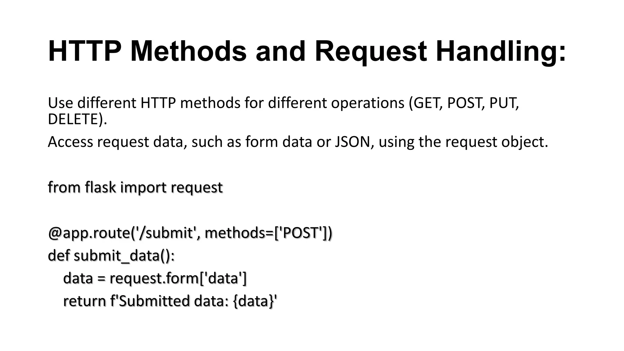 Flask-Python | PPT Flask-Python | PPT