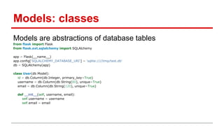 Flask for cs students | PDF | Databases | Computer Software and Applications