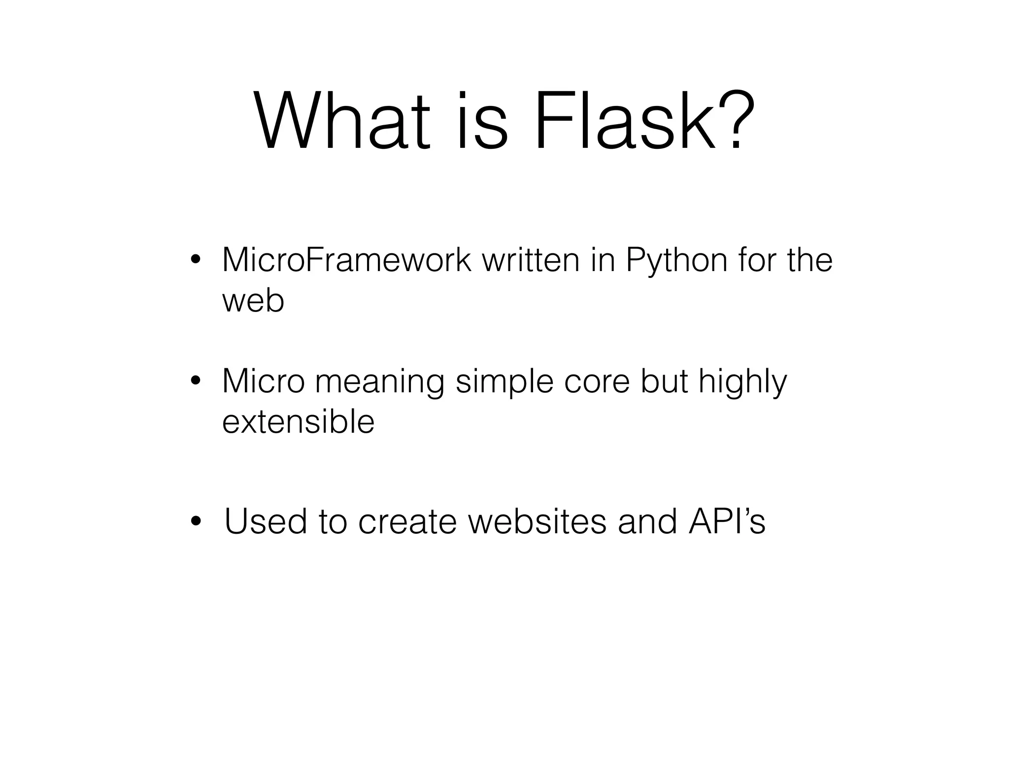 Flask introduction | PPT Flask introduction | PPT