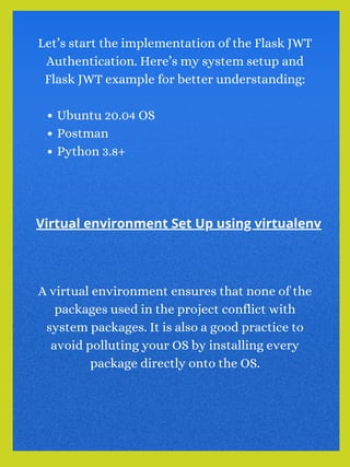 Flask jwt authentication tutorial | PDF