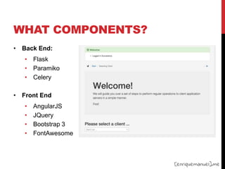 Flask and Paramiko for Python VA | PPTX | Programming Languages | Computing
