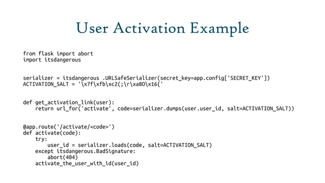Flask patterns | PPT Flask patterns | PPT