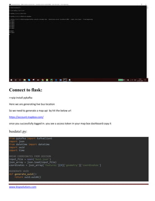 Flask Pykafka integration and Setup | PDF