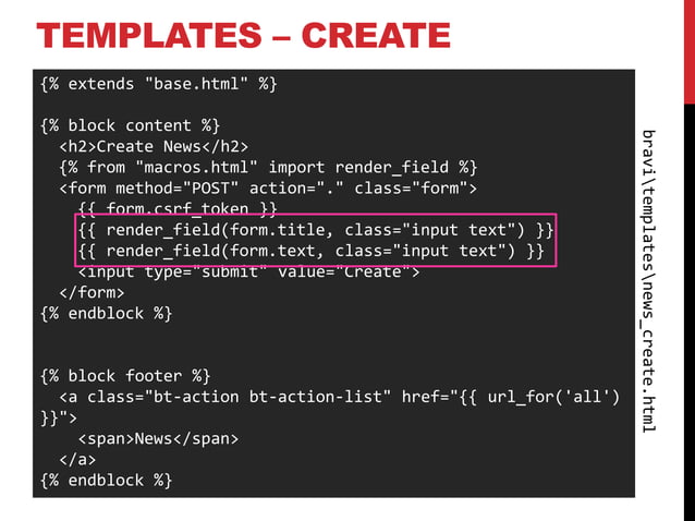 Flask – Python | PPTX