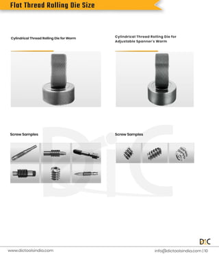 Flat & Circular Threading Dies | PDF
