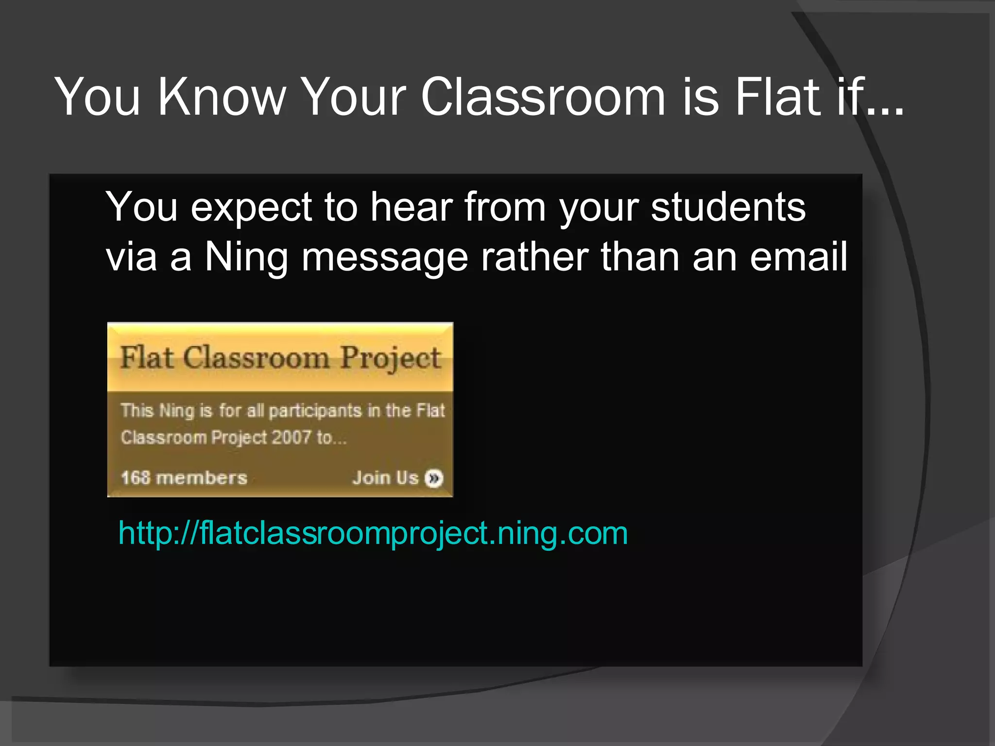 Flat Classroom Project Presentation: ECIS 2007 | PPT