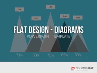 Flat design-diagrams | PPT