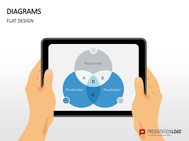 Flat design-diagrams | PPT