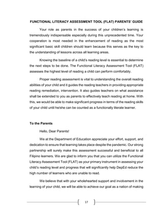 FLAT-ENGLISH reading materials elementary | PDF