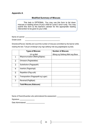 FLAT-ENGLISH reading materials elementary | PDF