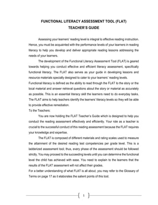 FLAT-ENGLISH reading materials elementary | PDF