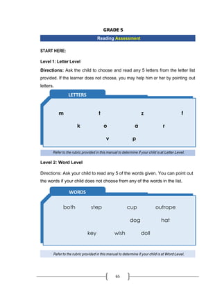 FLAT-ENGLISH reading materials elementary | PDF