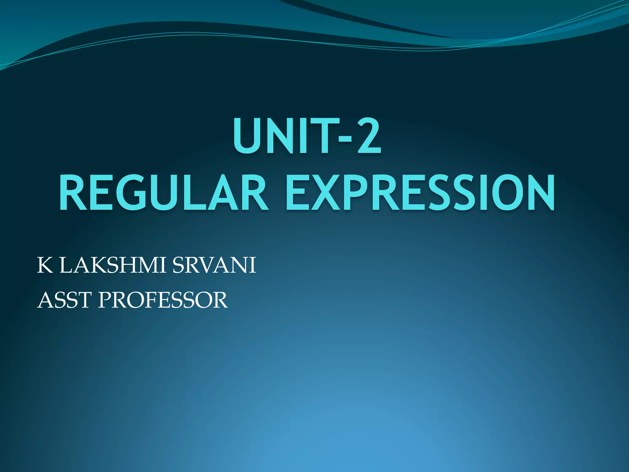 Formal Languages and Automata Theory unit 2 | PDF