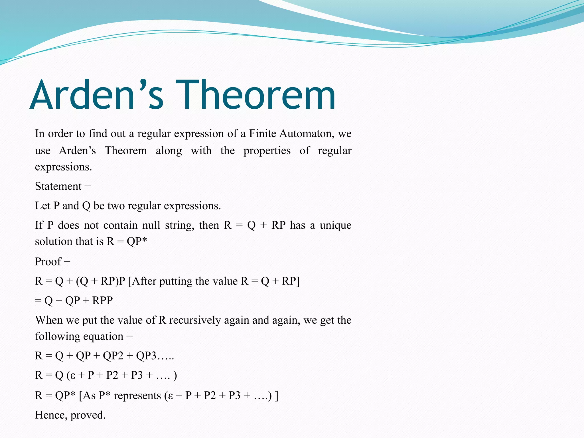 Formal Languages And Automata Theory Unit 2 Pdf Programming Languages Computing