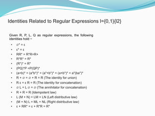 Formal Languages and Automata Theory unit 2 | PDF