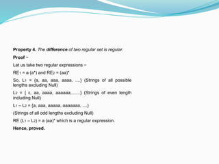 Formal Languages and Automata Theory unit 2 | PPT