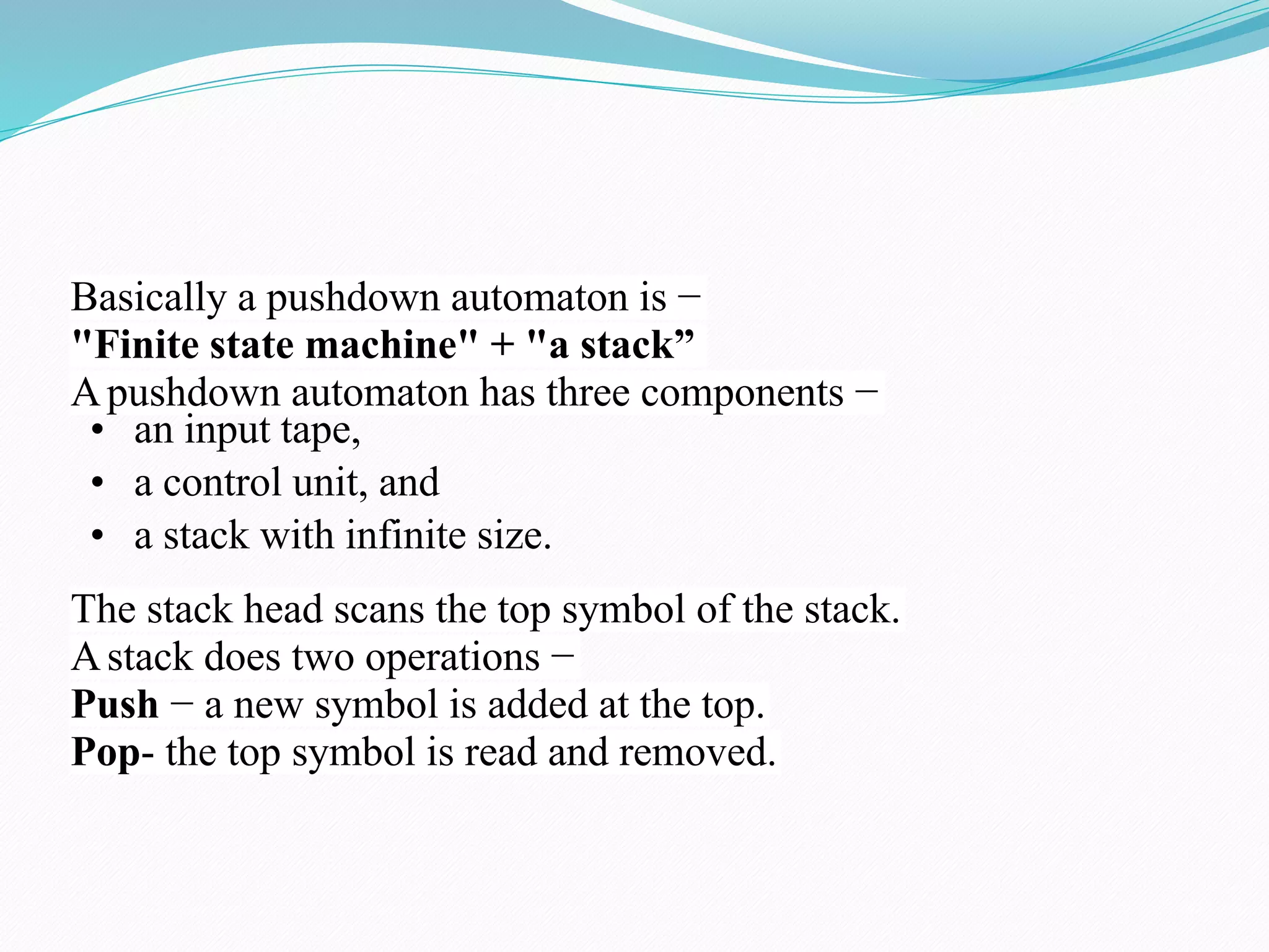 Formal Languages and Automata Theory unit 3 | PDF