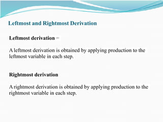 Formal Languages and Automata Theory unit 3 | PDF