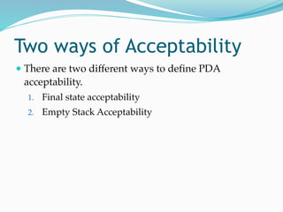 Formal Languages and Automata Theory unit 3 | PDF