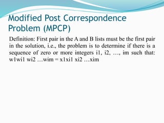 Formal Languages and Automata Theory unit 5 | PDF